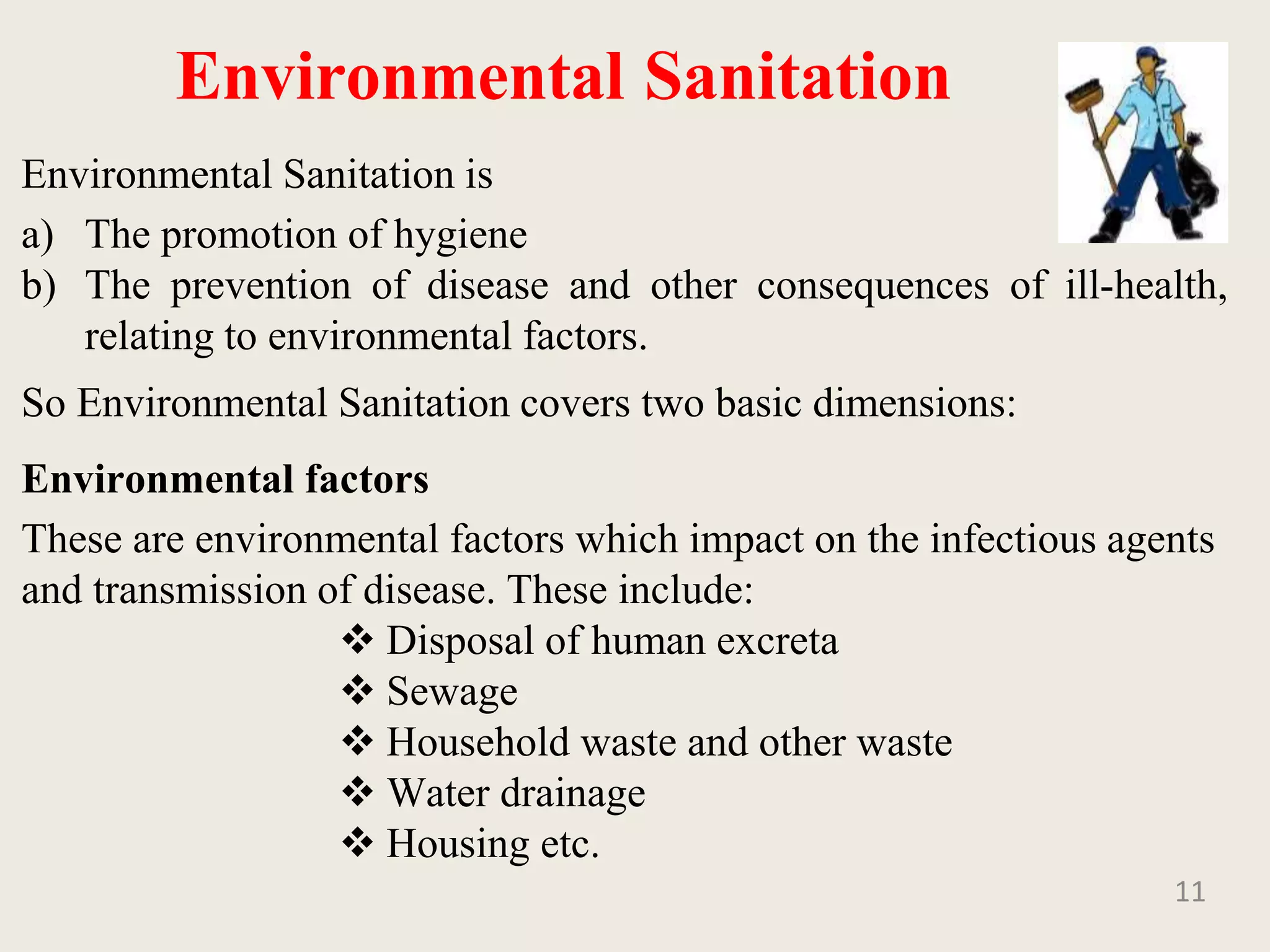 Enviornmental Health and Sanitation | PPTX | Indoor Environmental ...