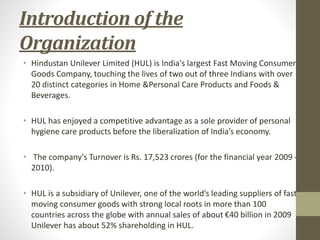 Enviornmental scanning for hul | PPT