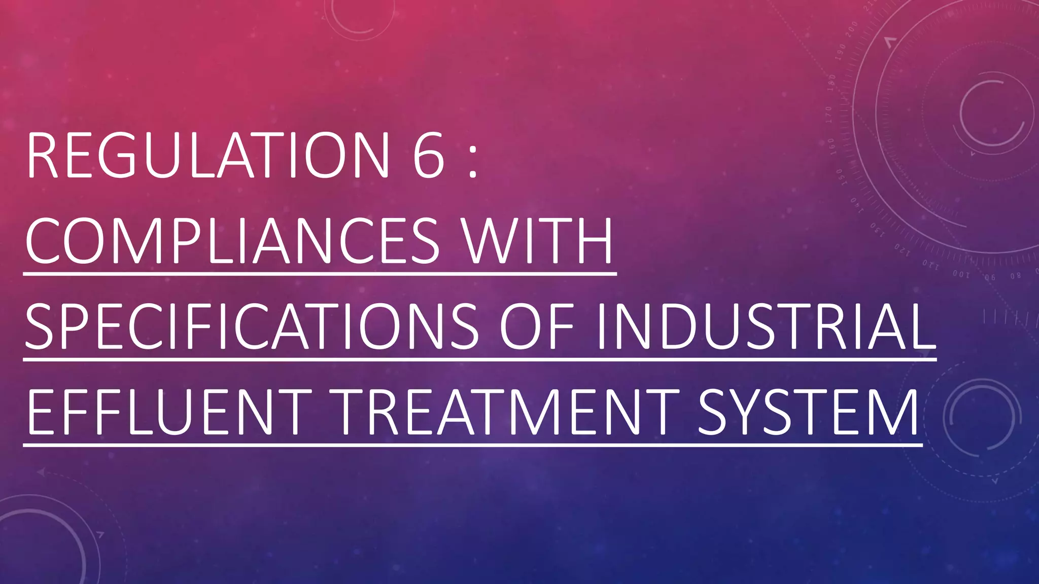Environmental regulations 2009 | PPTX