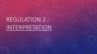 Environmental regulations 2009 | PPTX