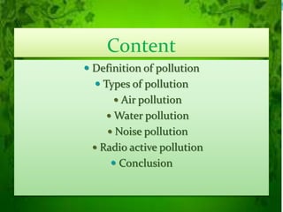 Enviremental Pollution | PPTX