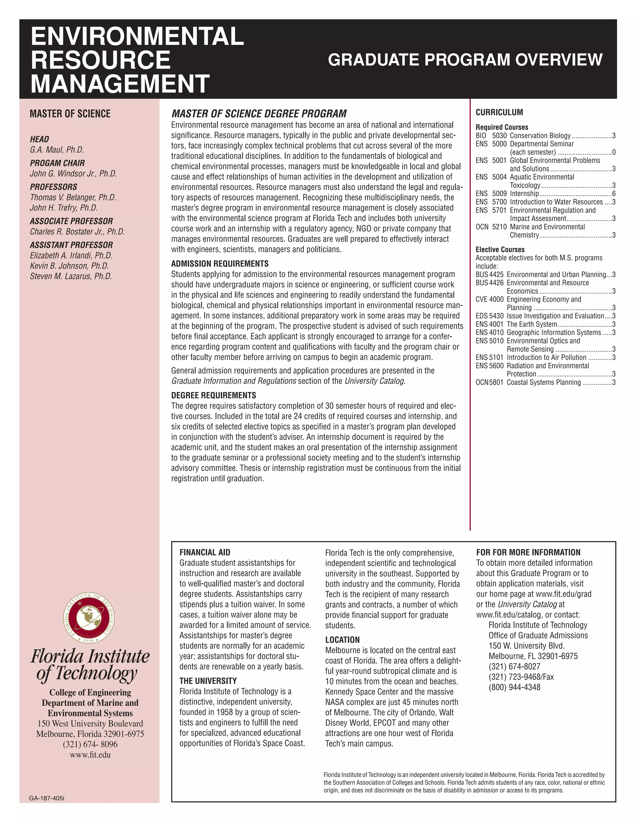 Environmental Resource Management | PDF
