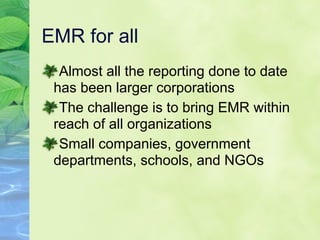 Environmental management reporting | PDF