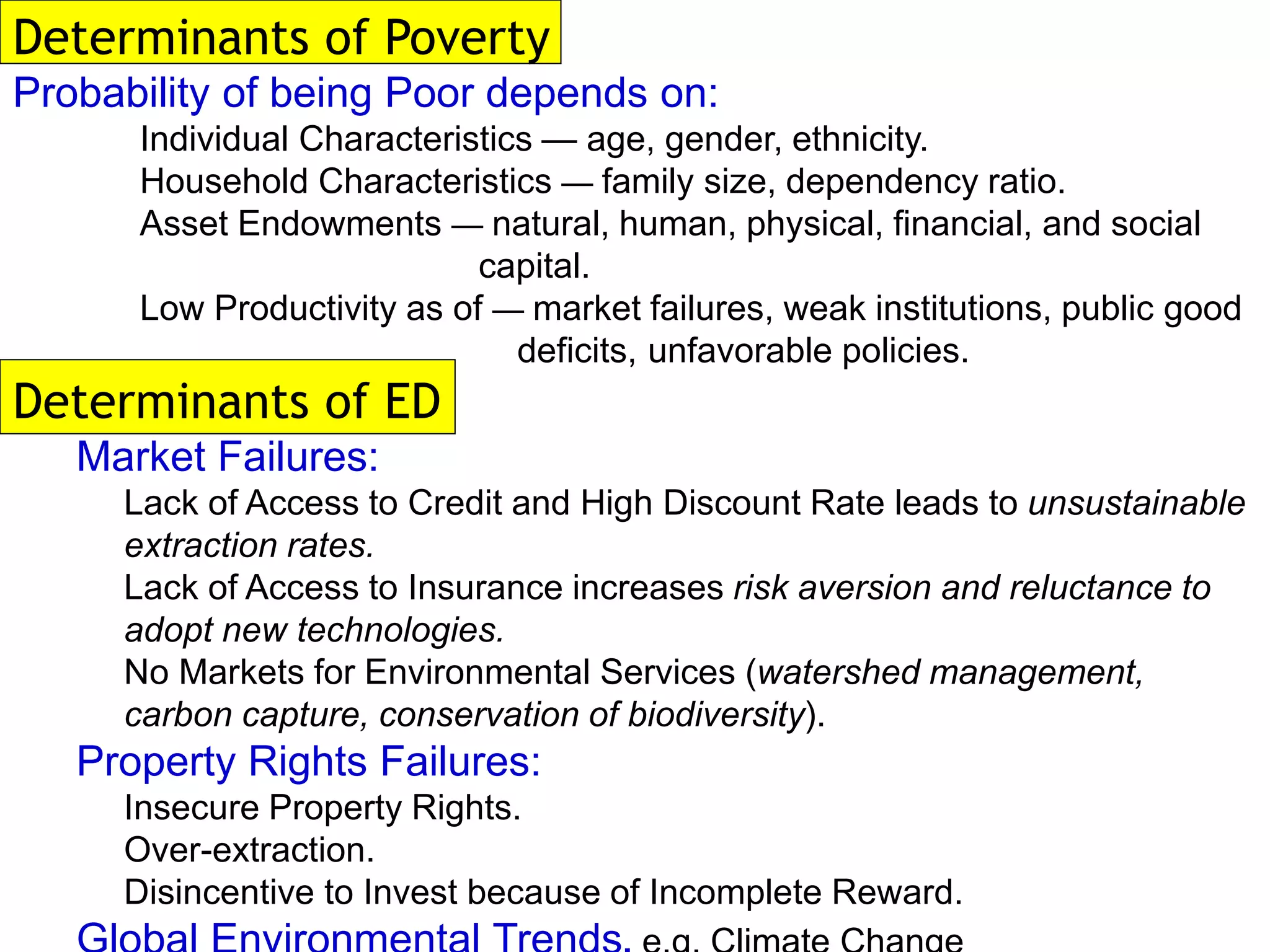 ENVIRONMENTAL DEGRADATION – CONCEPT, CLASSES AND LINKAGES | PPT