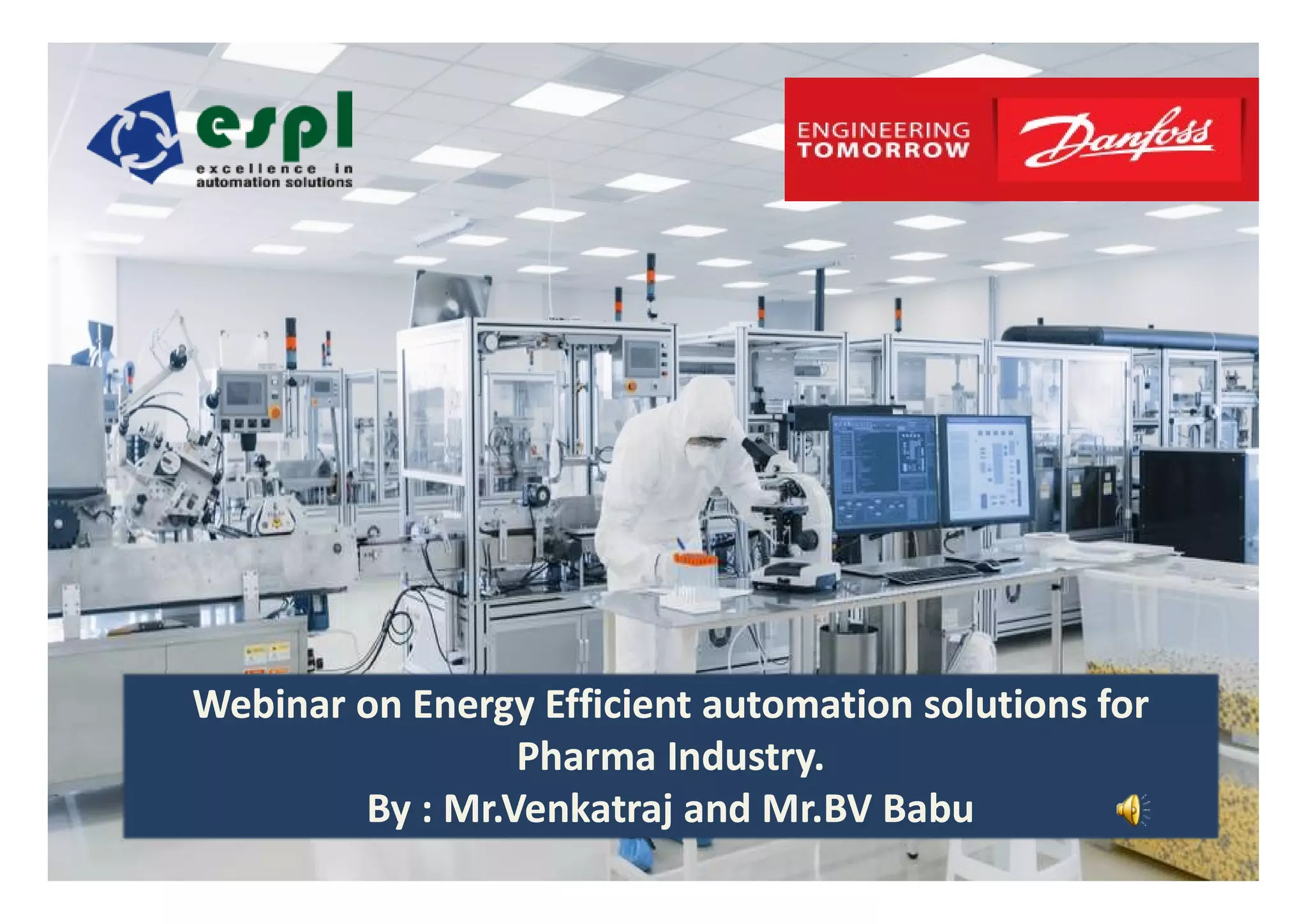 Energy Efficient automation solutions for Pharma Industry | PDF
