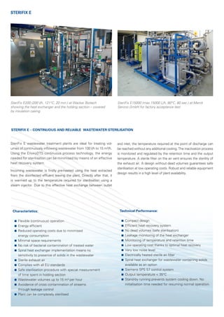 EnviroChemie SteriFix - Effluent decontamination systems | PDF