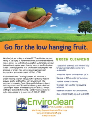 Enviroclean Info Sheet | PDF