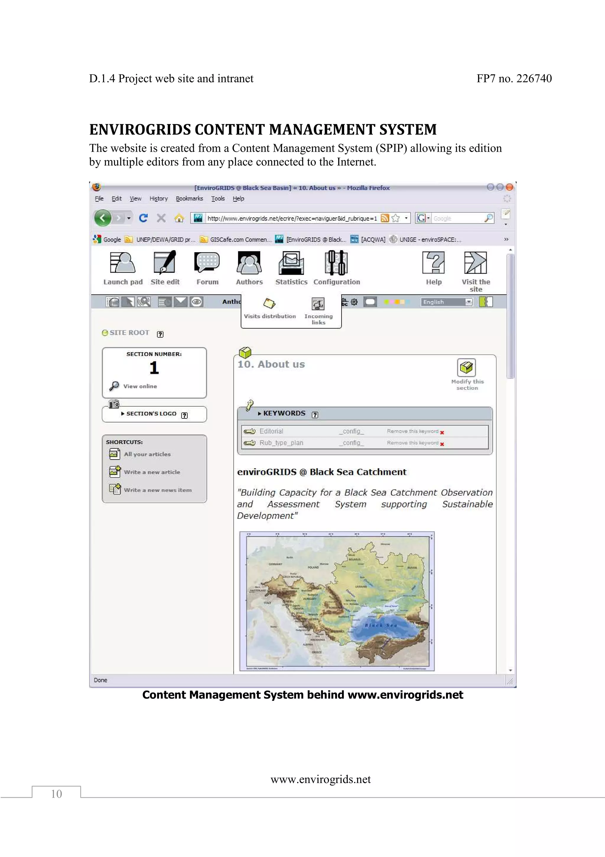 D1.4 Project web site and intranet | PDF