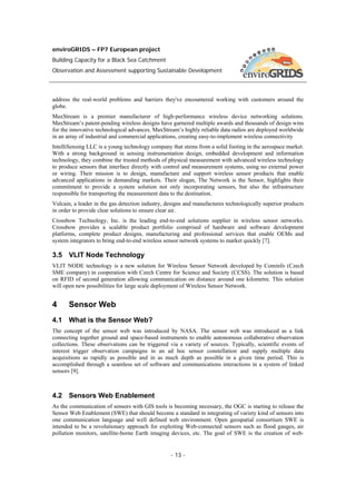 D2.3 EnviroGRIDS sensor data use and integration guideline | PDF