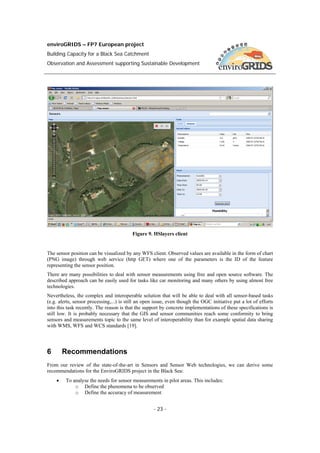 D2.3 EnviroGRIDS sensor data use and integration guideline | PDF
