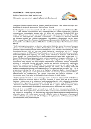 D2.3 EnviroGRIDS sensor data use and integration guideline | PDF