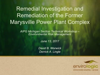 AIPG Michigan Section Technical Workshop - Presentation - June 2017 | PDF