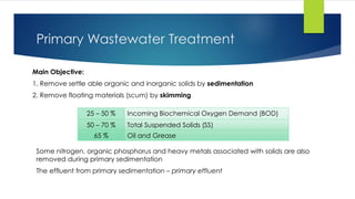 Primary & Advanced Primary Wastewater Treatement | PPT
