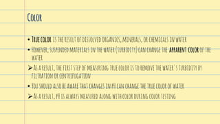 Turbidty and Color in Water Treatment | PDF