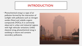 Comprehensive Seminar on Photochemical Smog Formation in Urban Areas ...