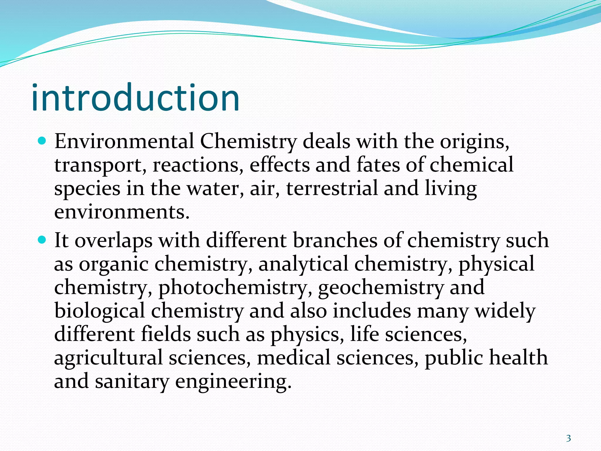 Envirnomental chemistry | PPTX