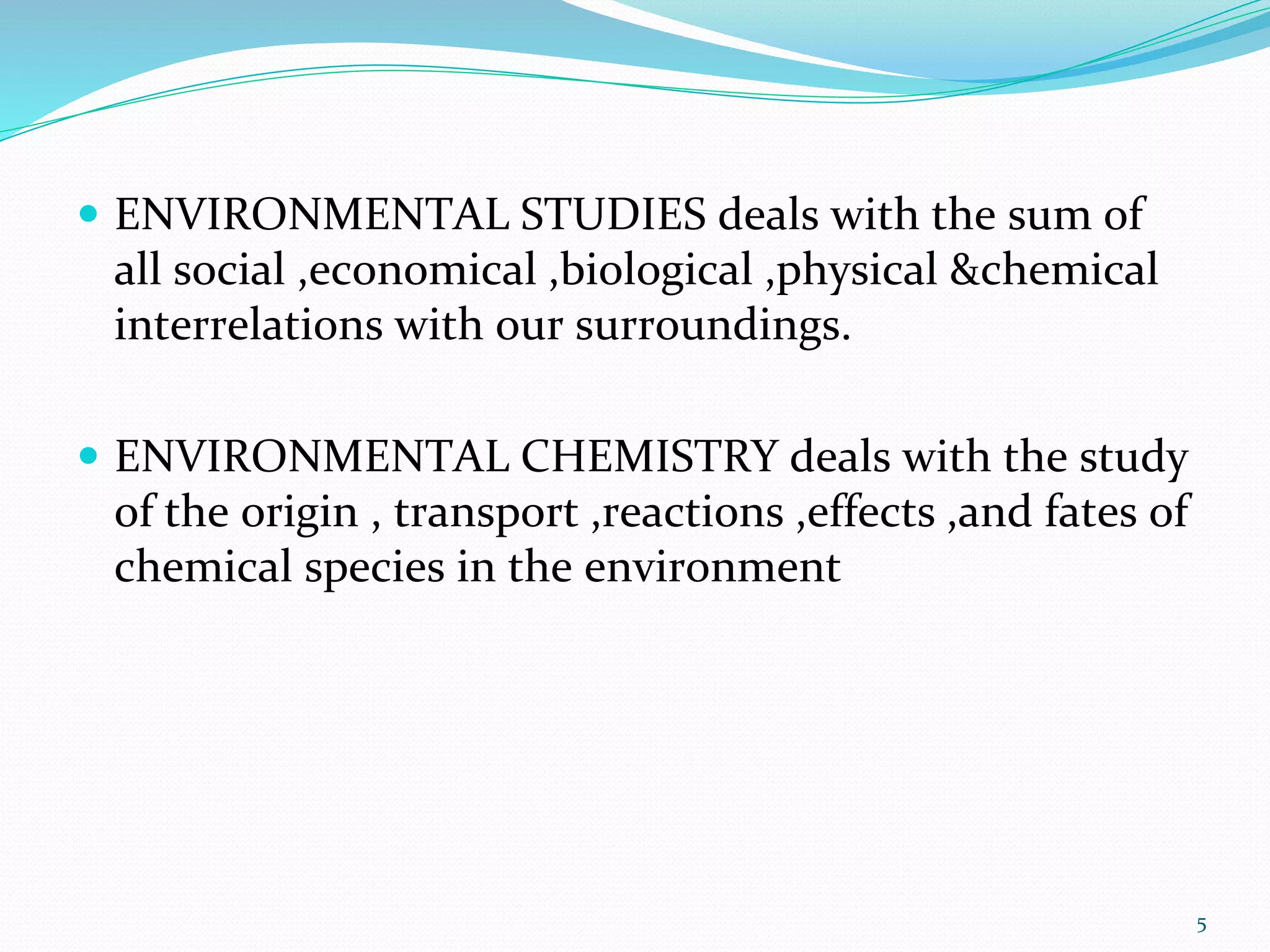 Envirnomental chemistry | PPTX