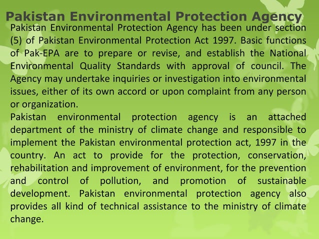 Enviromental issues in pakistan | PPT