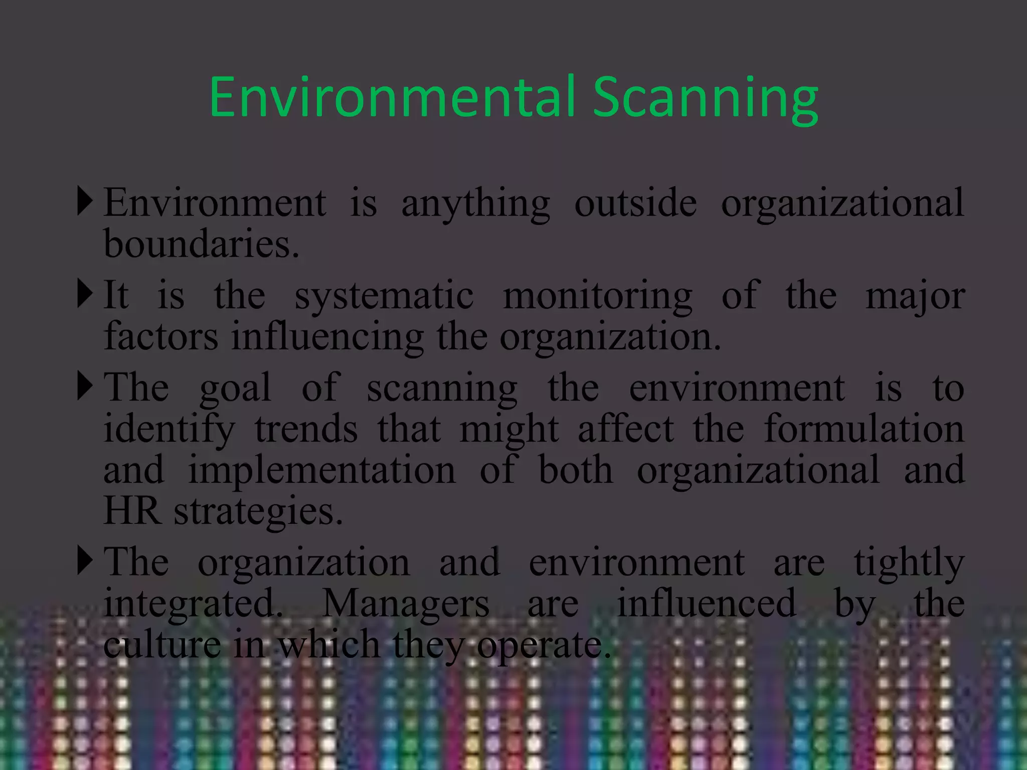 Environemtnal influences on hrm-Stages of Analysis,Environmental Factors, | PPT