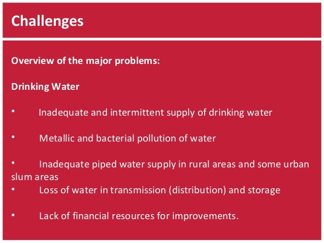 Environmental Problems - water