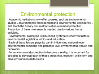 Environmenal protection | PDF | Environmental Services Industry ...