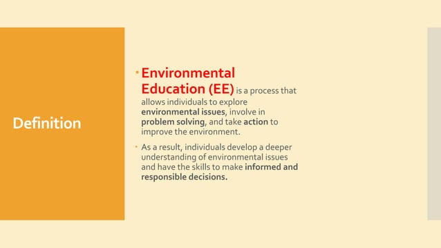 Environmenntal education | PPTX