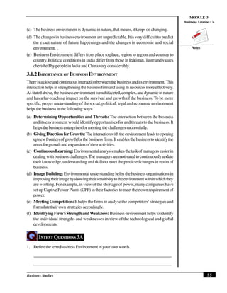 business Environment | PDF
