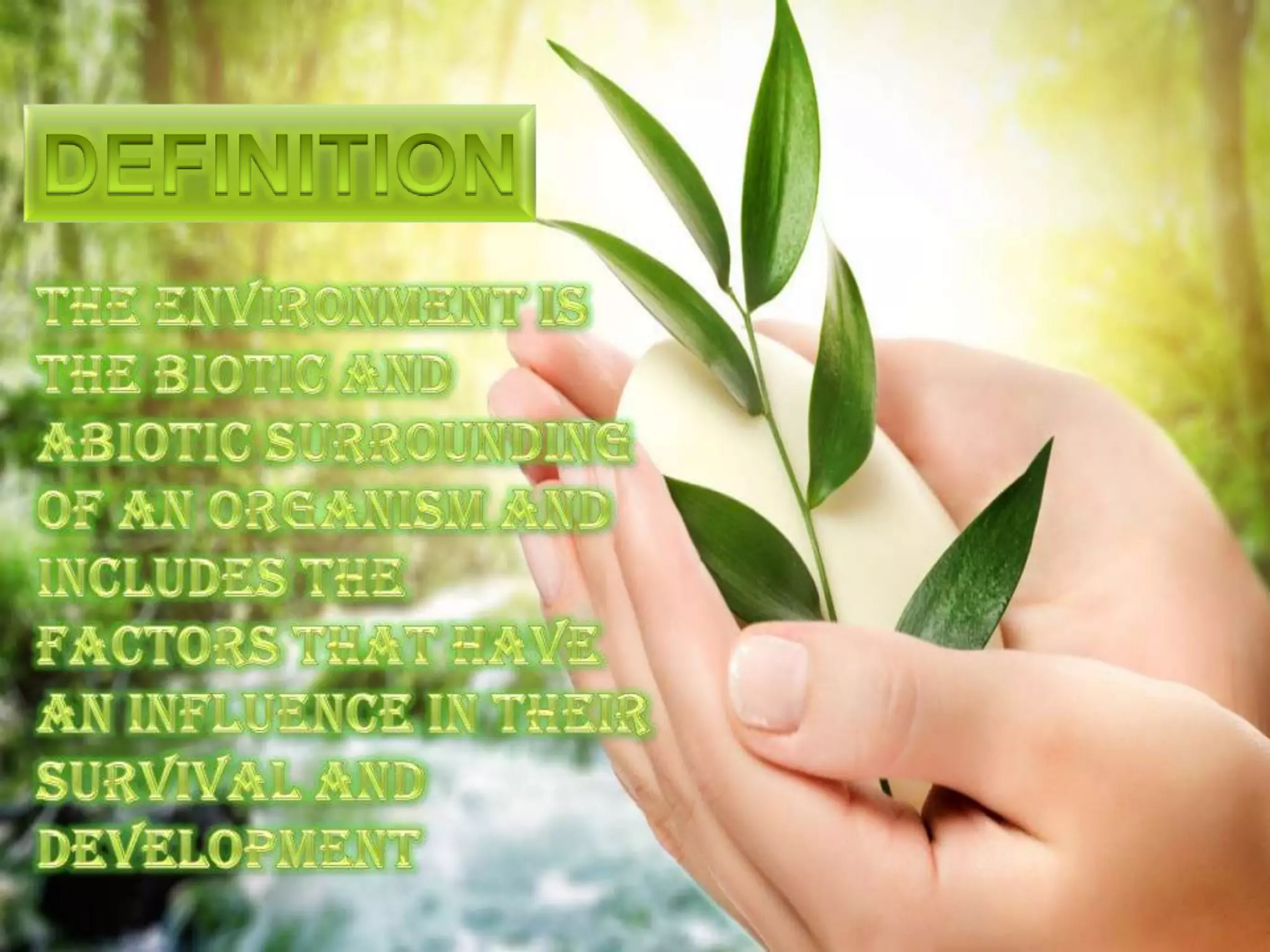 SAVE Environment AND MOTHER EARTH | PPTX