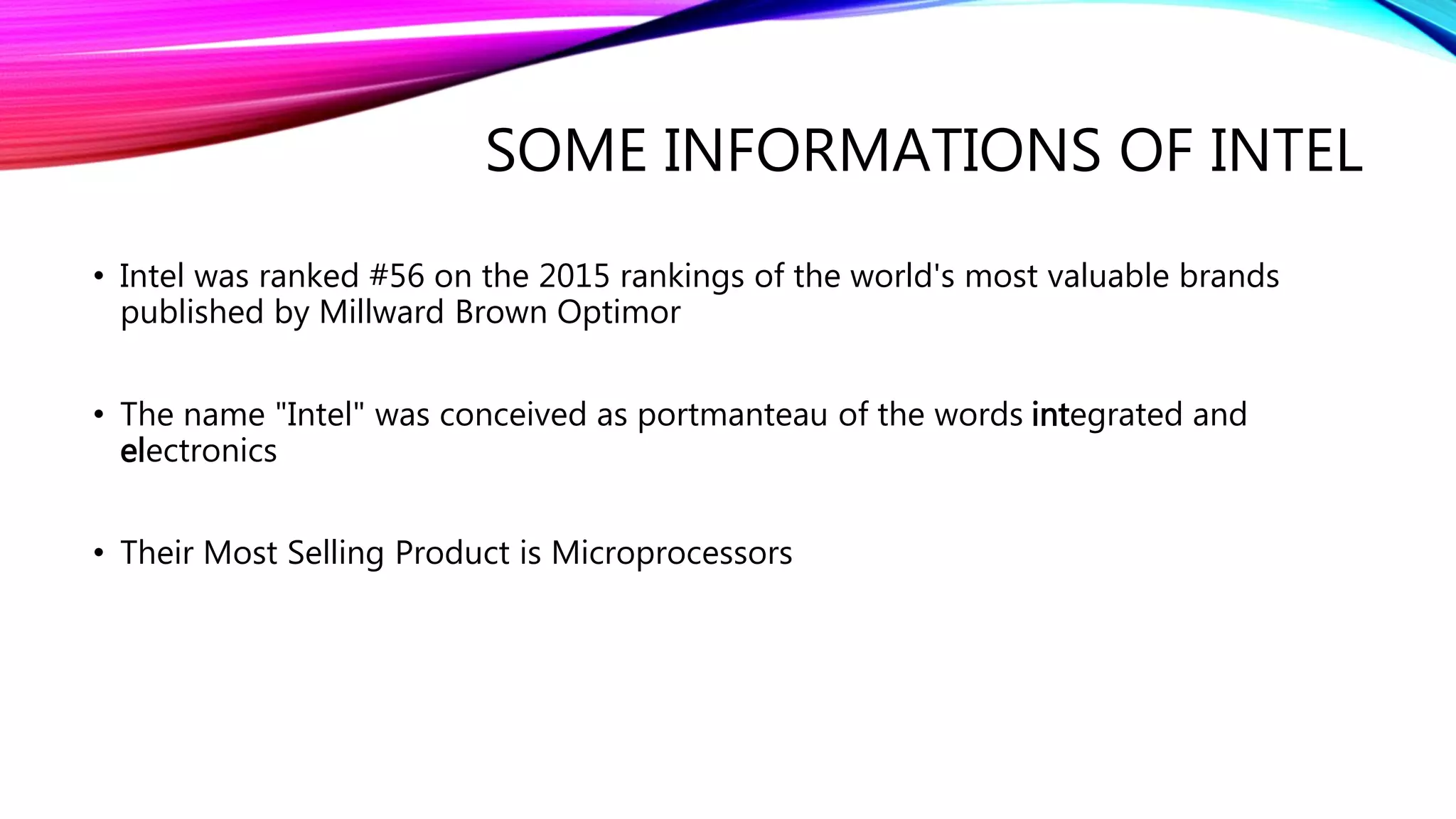 Sustainable Business Strategy of Intel Corporation | PPTX