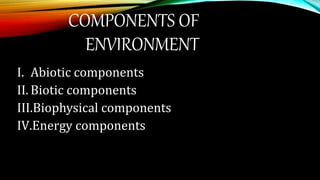 Environment | PPT