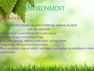 Environment and importance and environmental issues in Pakistan | PPT