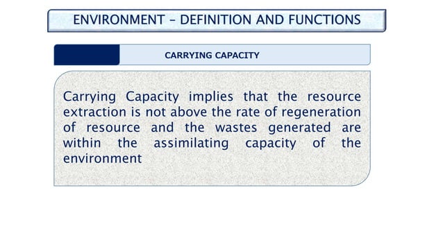 Environment - Definition and Functions | PPTX