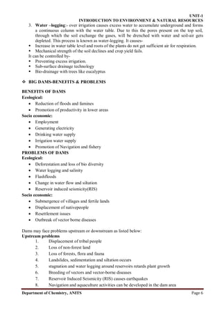 INTRODUCTION TO ENVIRONMENT & NATURAL RESOURCES | PDF