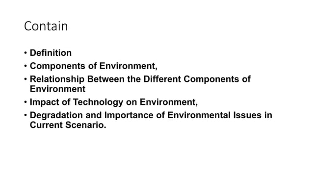Environment Study Chapter 1, types of Environment | PPTX