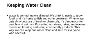 Why protecting environment is important. | PPTX
