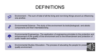 Overview of Environment its components.. | PPT