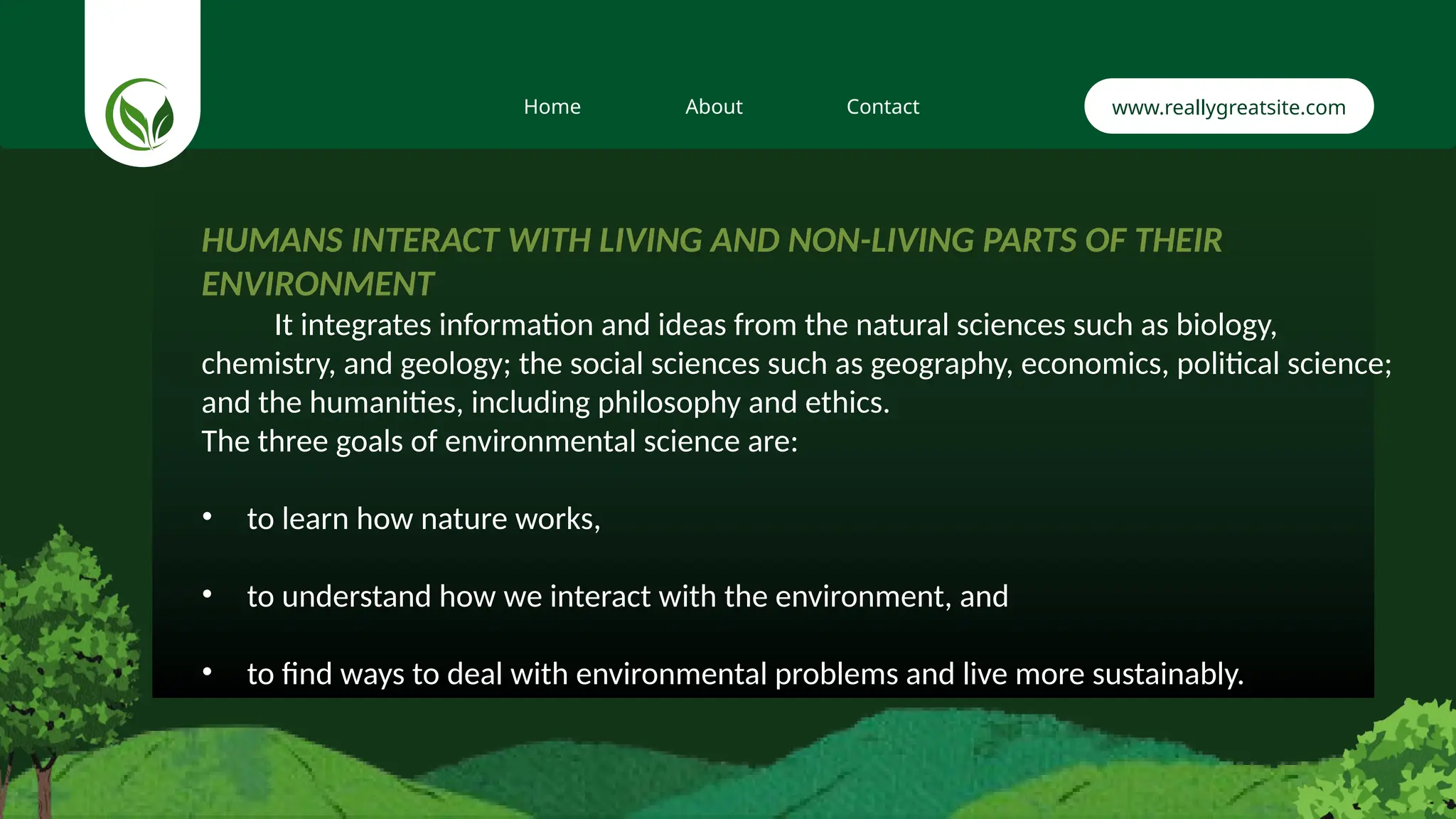 THIS IS ALL ABOUT PEOPLE AND EARTHS ECOSYSTEM | PPT