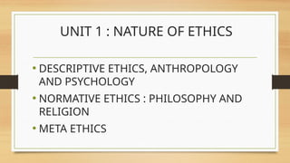 ENVIRONMENT-ETHICS presentation slide for students | PPT