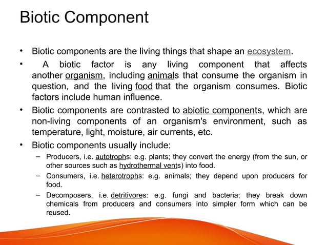 Mening, Nature and Components Of Environment | PPT