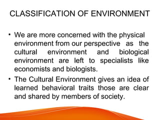 Mening, Nature and Components Of Environment | PPT