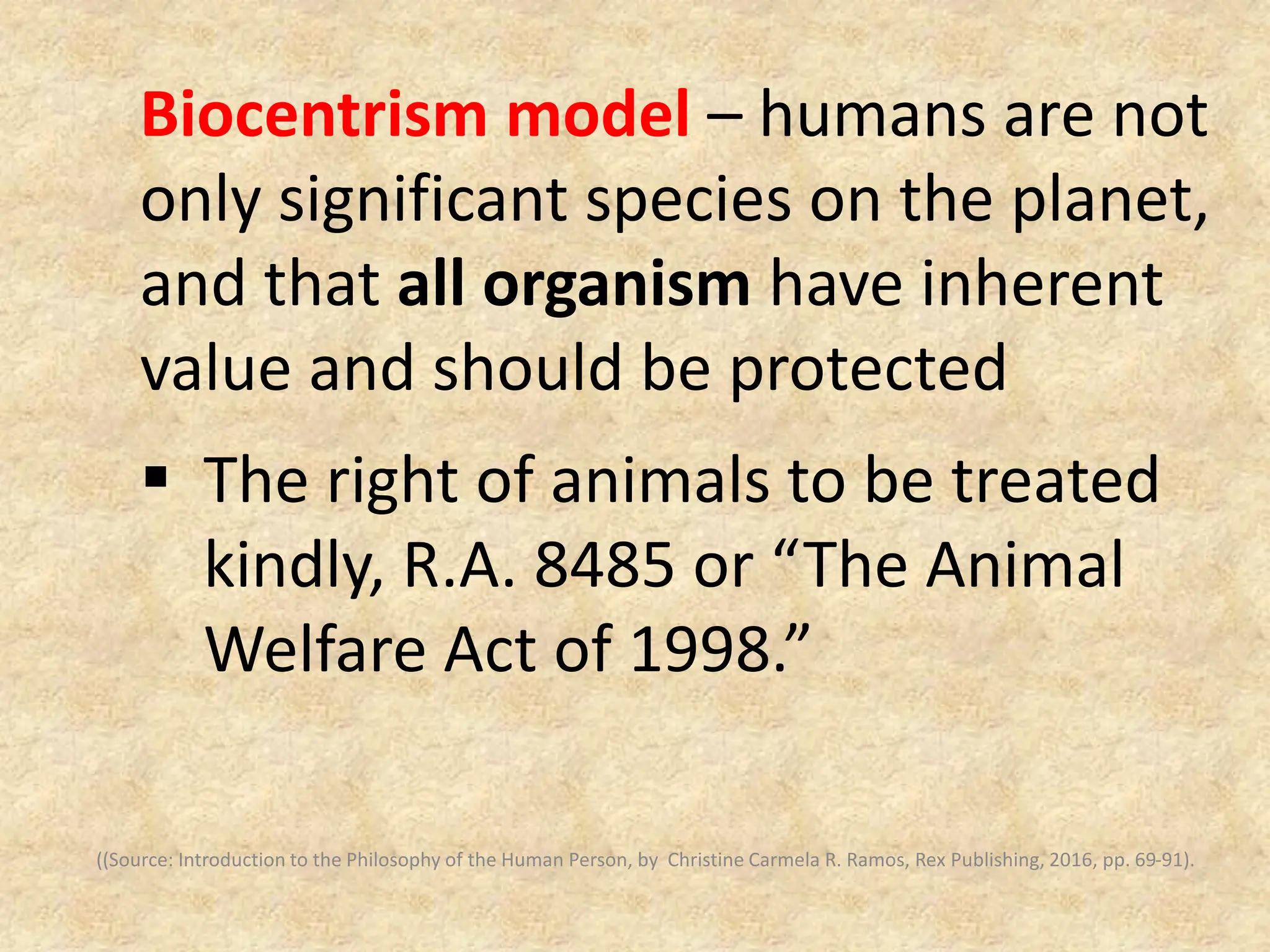 philosophy of human person- ENVIRONMENT-ppt. | PPT