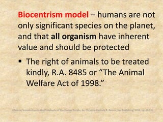 philosophy of human person- ENVIRONMENT-ppt. | PPT