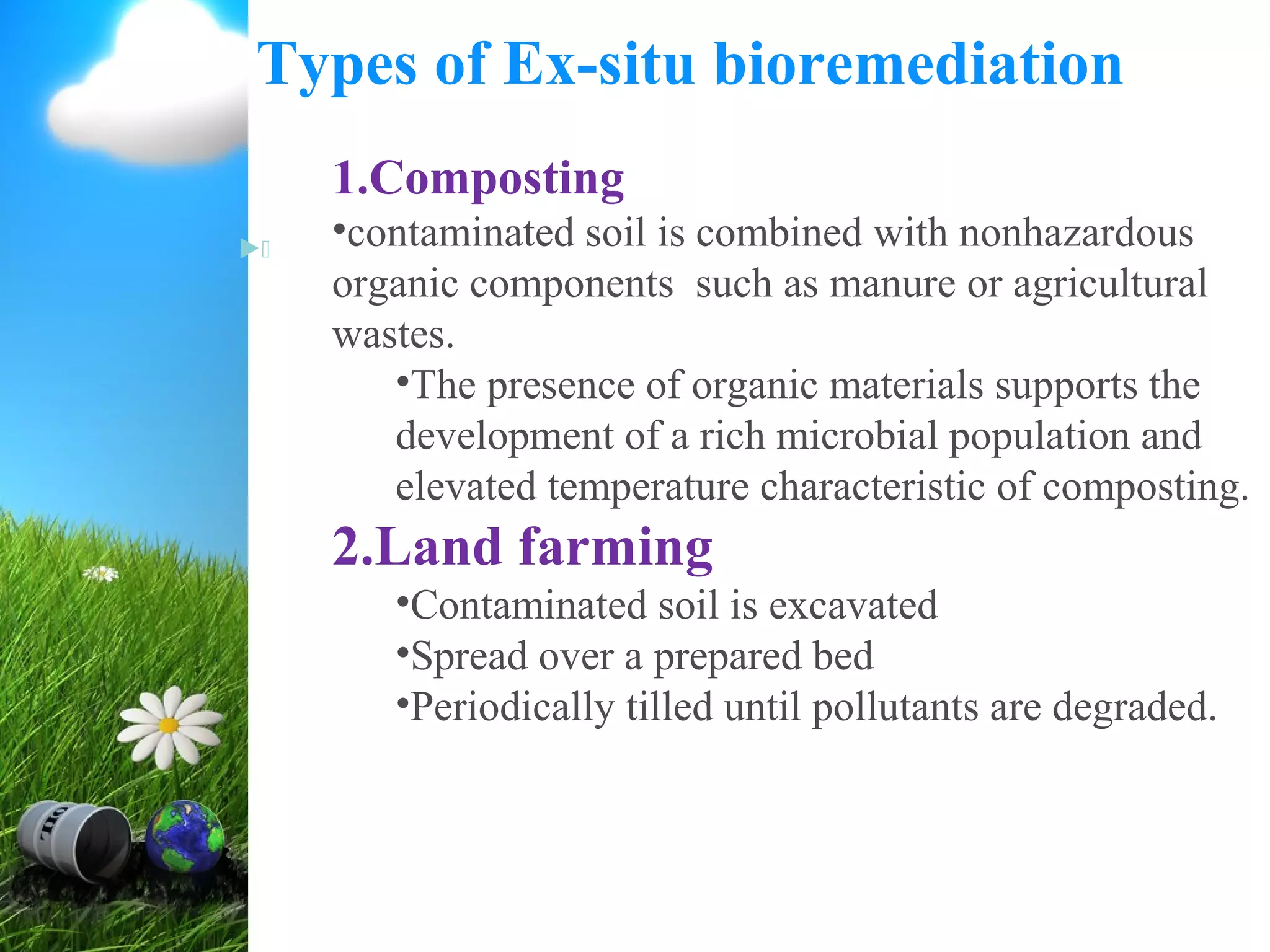 Bioremediation of petroleum hydrocarbons in contaminated soil | PPT