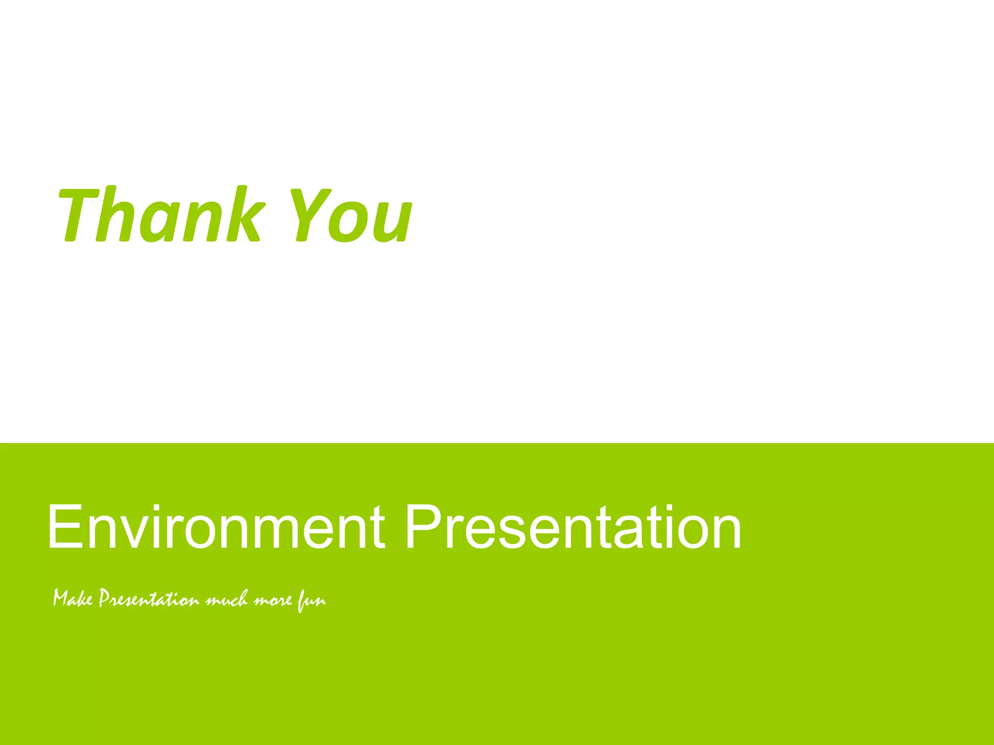 Environment ppt-template | PPT