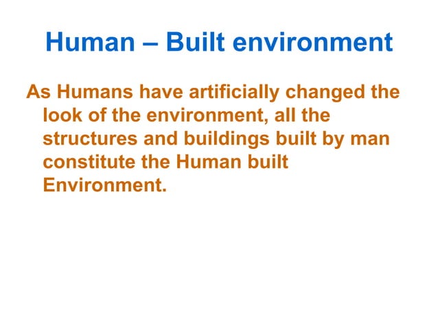 Environment for Education | PPT