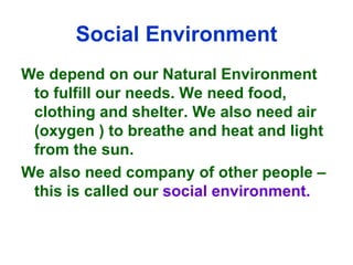 Environment for Education | PPT