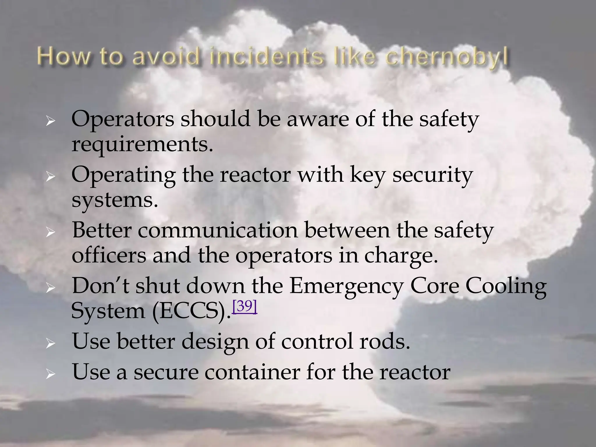 CHERNOBYL NUCLEAR DISASTER CASE STUDY.pptx | Environment | Science