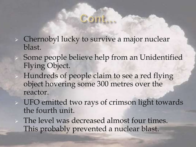 CHERNOBYL NUCLEAR DISASTER CASE STUDY.pptx | Environment | Science