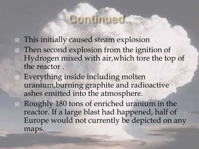 CHERNOBYL NUCLEAR DISASTER CASE STUDY.pptx | Environment | Science