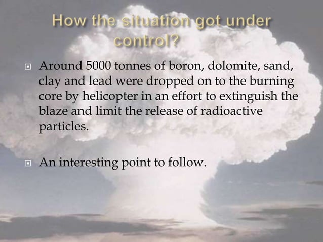 CHERNOBYL NUCLEAR DISASTER CASE STUDY.pptx | Environment | Science